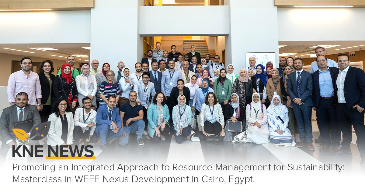 Promoting an Integrated Approach to Resource Management for Sustainability: Masterclass in WEFE ...